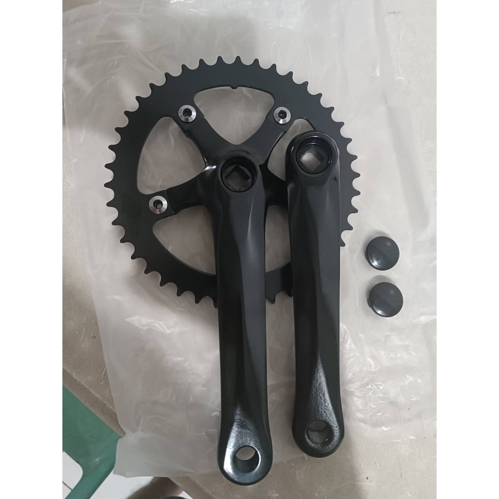 Bicycle Single Speed Crankset For Fixie 48T 52T Square hole Road Crank Set | Lazada PH
