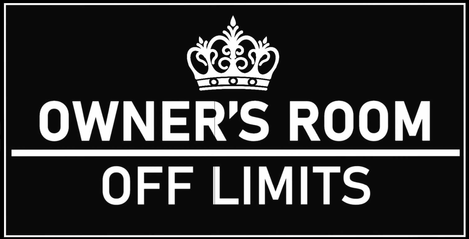 Owner's Room - Off Limits - Custom Signage - PVC | Lazada PH