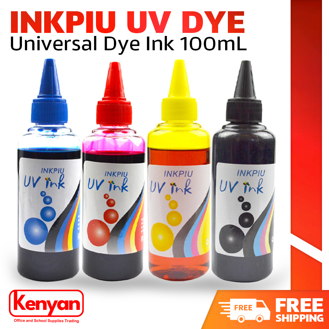 100ml Inkpiu Premium CMYK Bundle Ink Set Universal Dye Ink for Inkjet ...