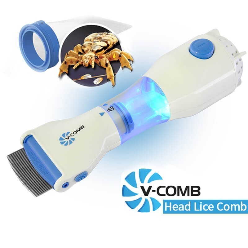 JJSTUID# Licetec V-Comb Electric Lice Kuto Vacuum Remover Treatment ...