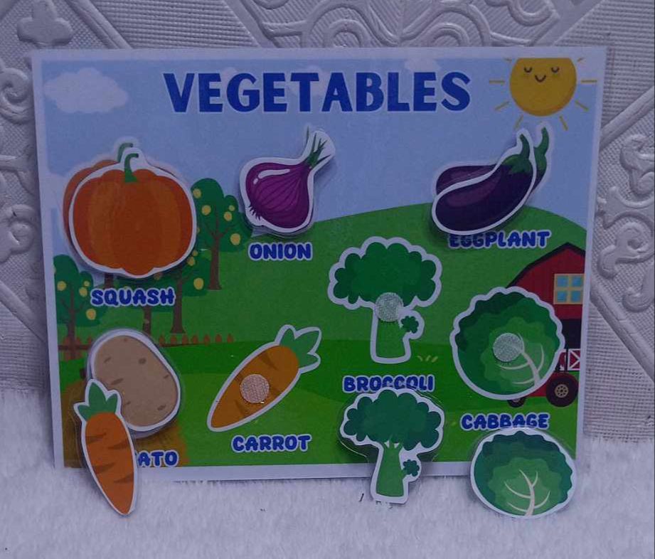 Fruits Matching Activity with Velcro For Busy Book Activity ...