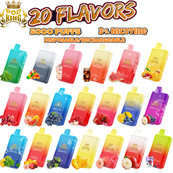 POD KING SUPREME 5000 PUFFS RECHARGEABLE | Lazada PH