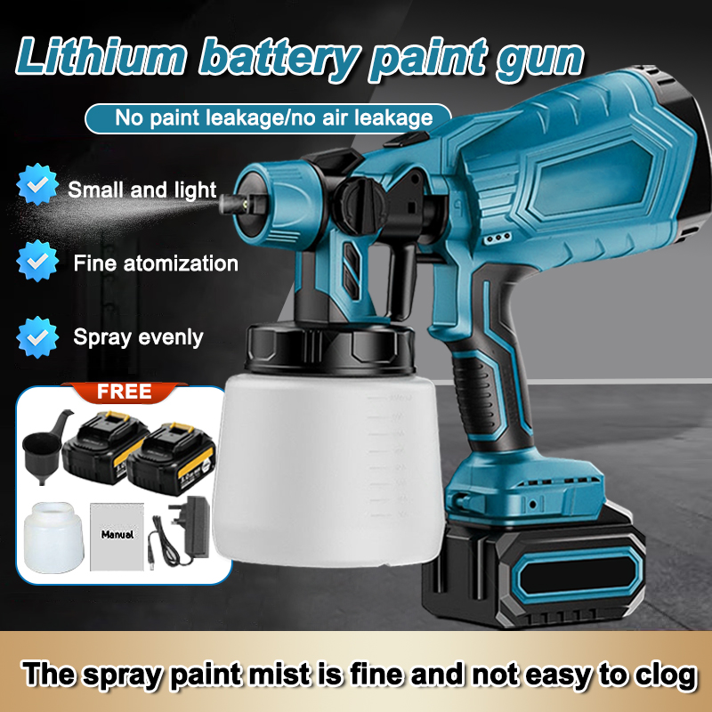 HAISHI Cordless Electric Spray Gun Woodworking Paint Sprayer 998VF ...