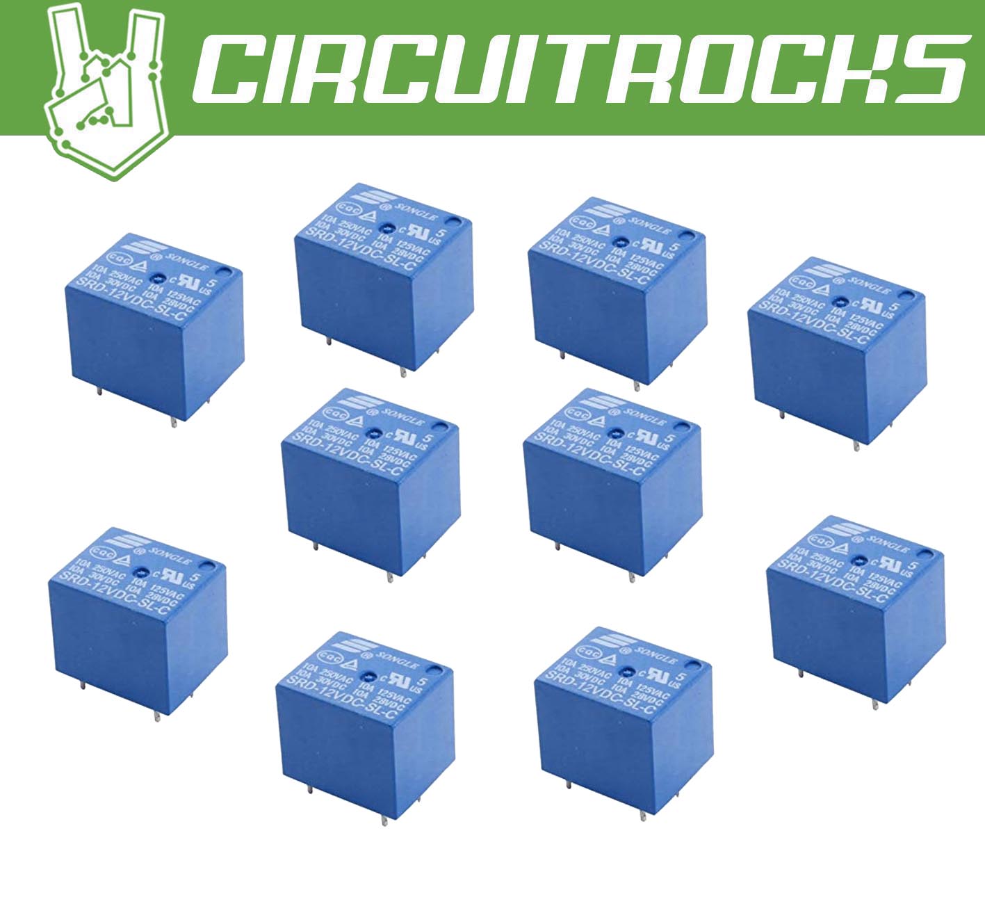 Circuitrocks Relay SPDT 10A 10 pieces | Lazada PH