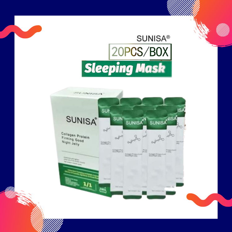 Innovative Shop PH Sunisa Collagen Protein Firming Sleeping Mask |1 Box 20 Sachets | Lazada PH
