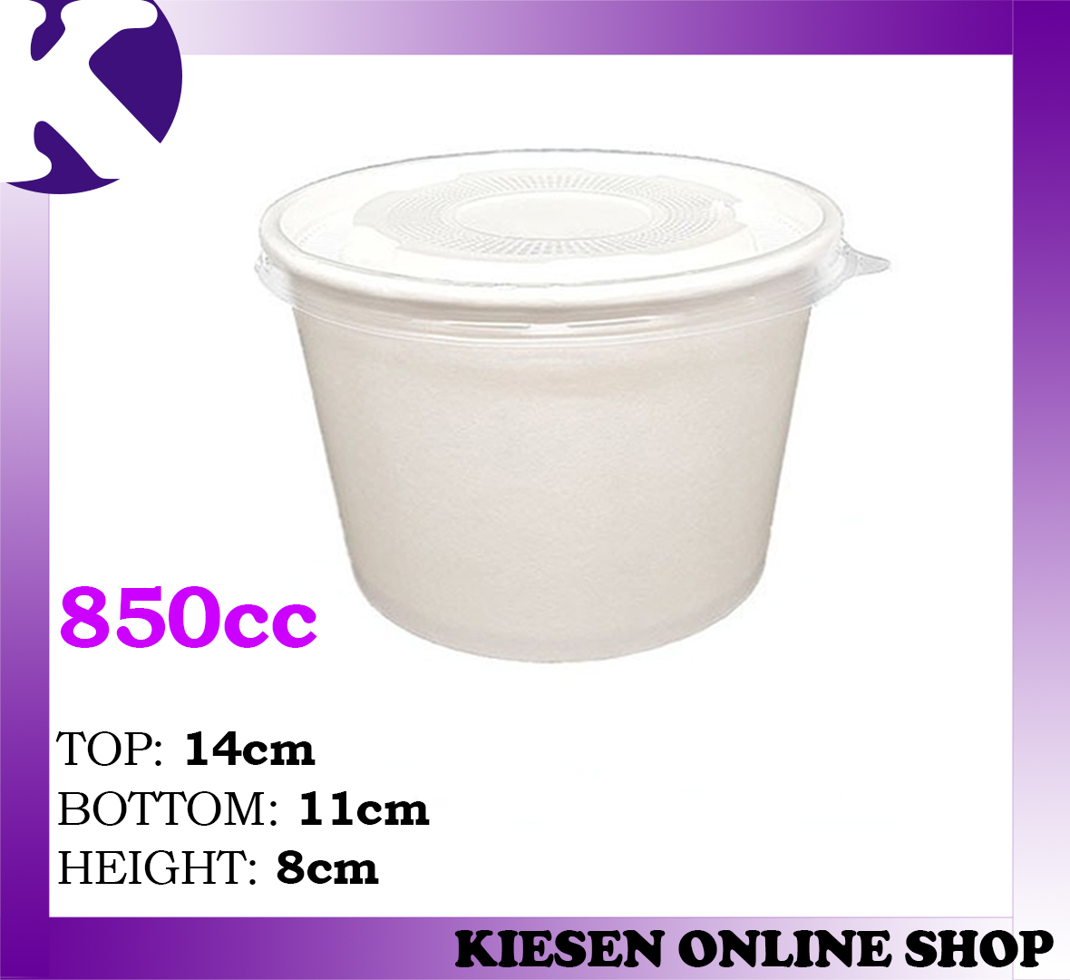 50pcs. PAPER BOWL (with Lid /cover) 1000cc 850cc 750cc 520cc 390cc 320cc 260cc 220cc | Lazada PH