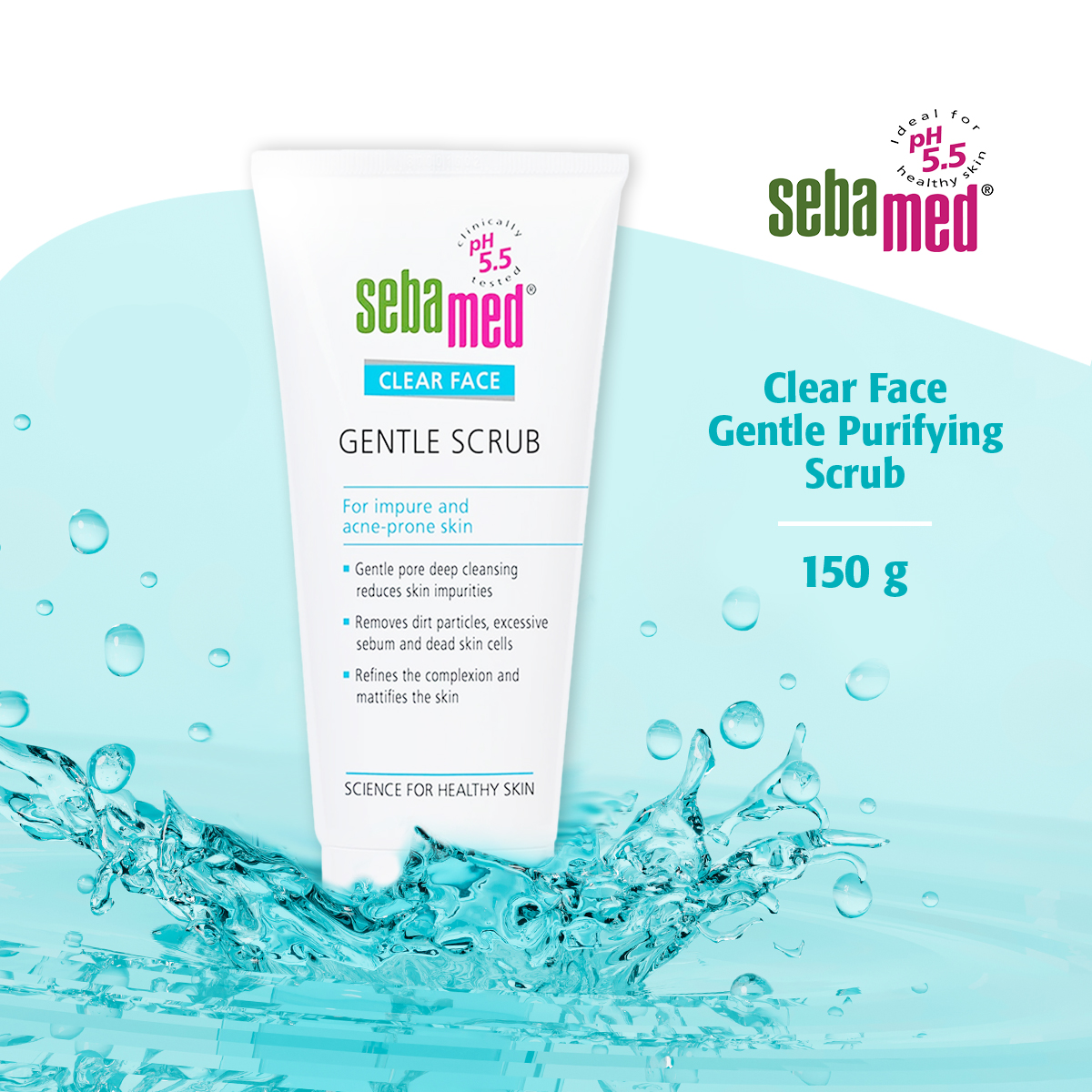 Sebamed Clear Face Gentle Scrub 150ml | Lazada PH