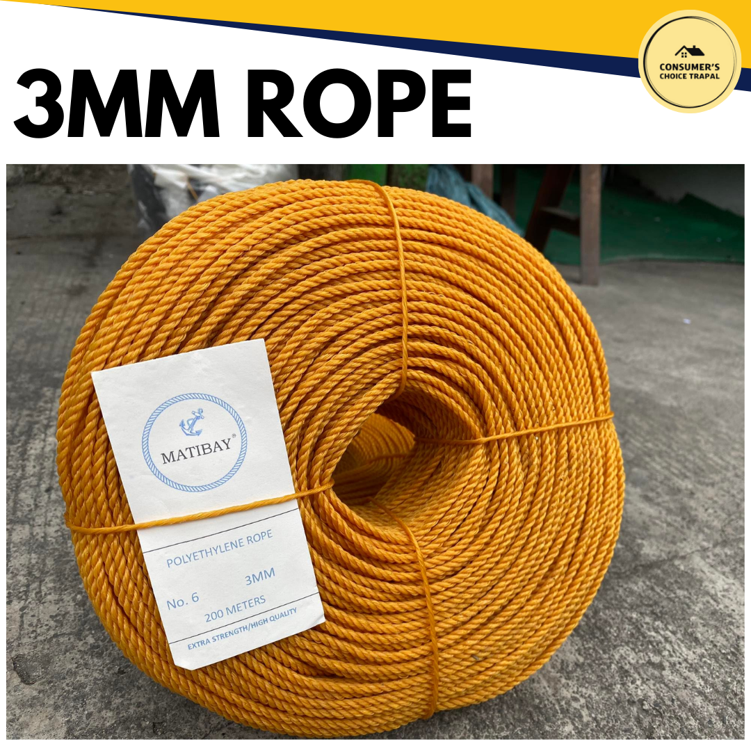 2MM & 3MM x 200 Meters 1 Roll Heavy Duty, High Quality, Polyethylene ...