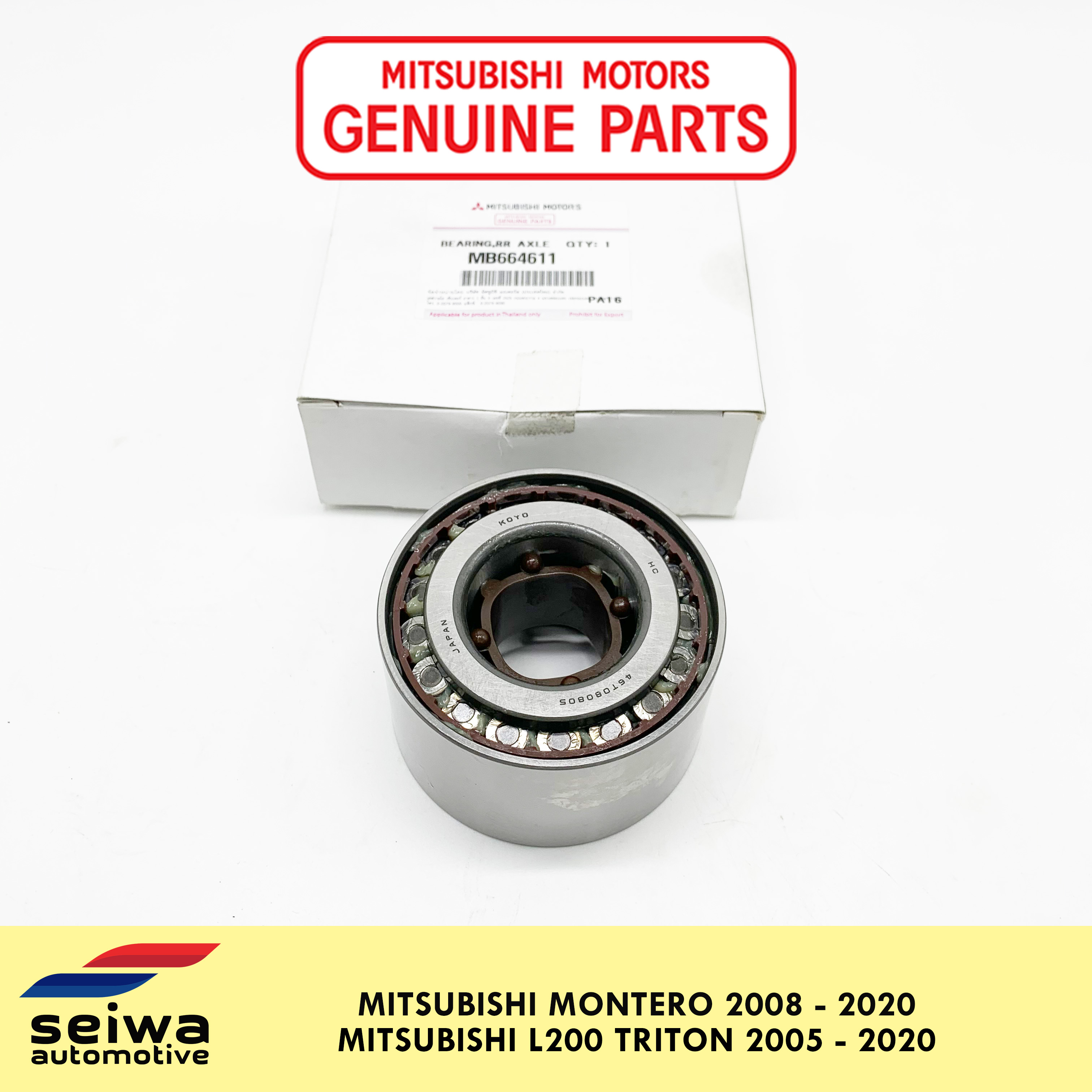 [2008 - 2020] Mitsubishi Montero Axle Bearing Rear - [2005 - 2020 ...