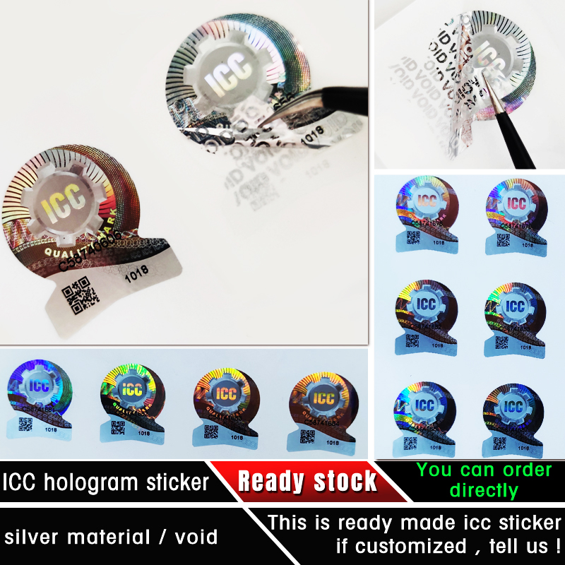 icc sticker only for helmet void warranty sticker disposable icc ...