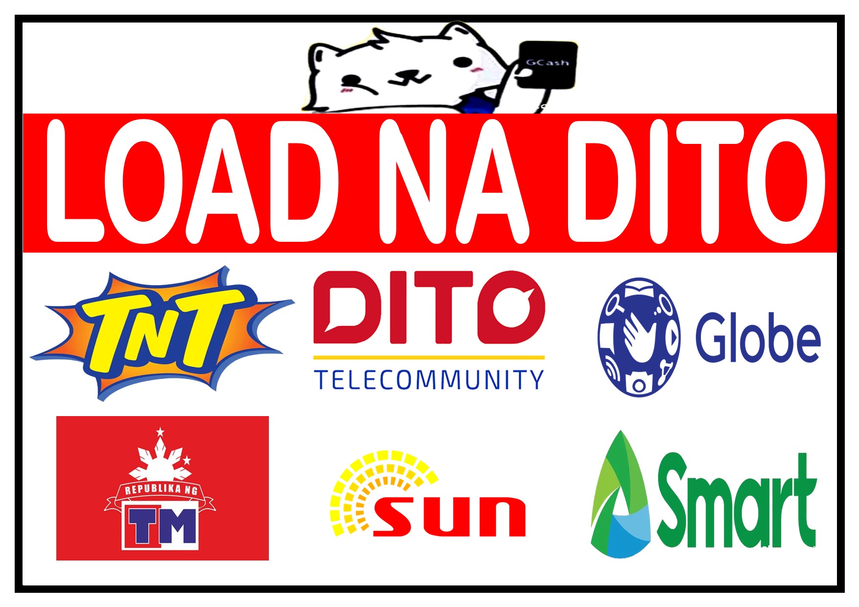 LOAD NA DITO LAMINATED SIGNAGE | Lazada PH