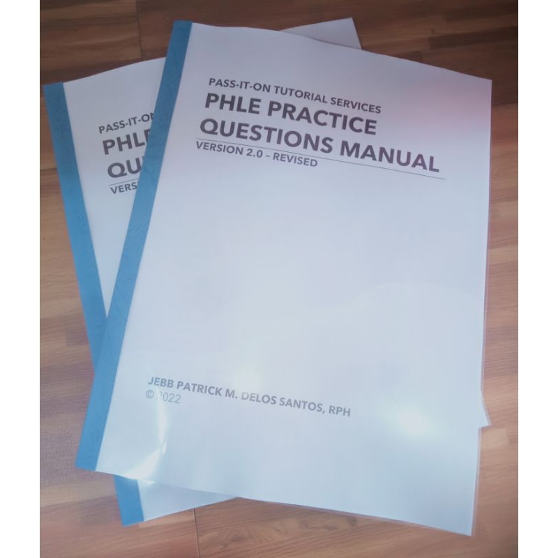 PhLe PRACTICE QUESTIONS FOR PHARMACY LICENSURE EXAMINATION VERSION 1 ...
