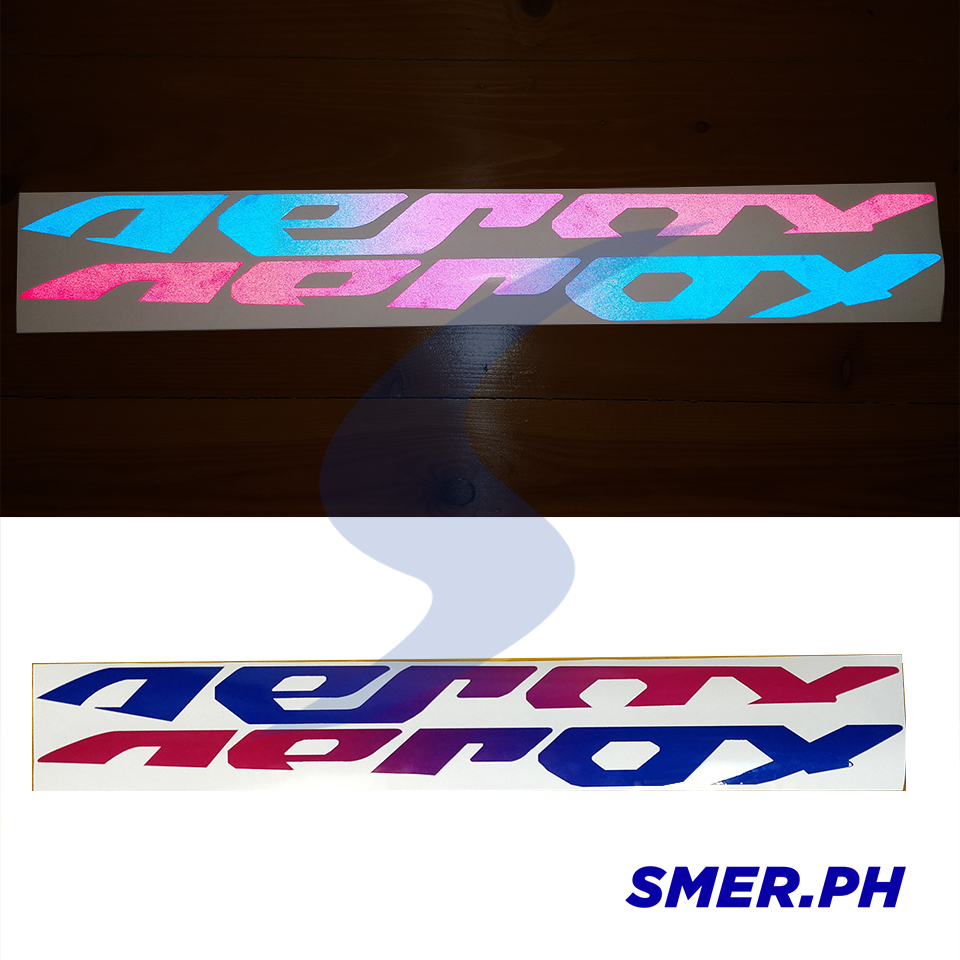 Yamaha Aerox Side Sticker Z fairings Reflectorize UV Print Premium Top ...