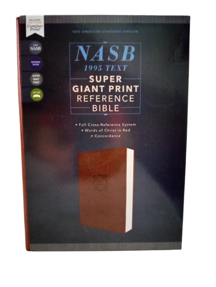 NASB 1995 TEXT SUPER GIANT PRINT REFERENCE BIBLE (10.8X"7.4X"1.9 ...