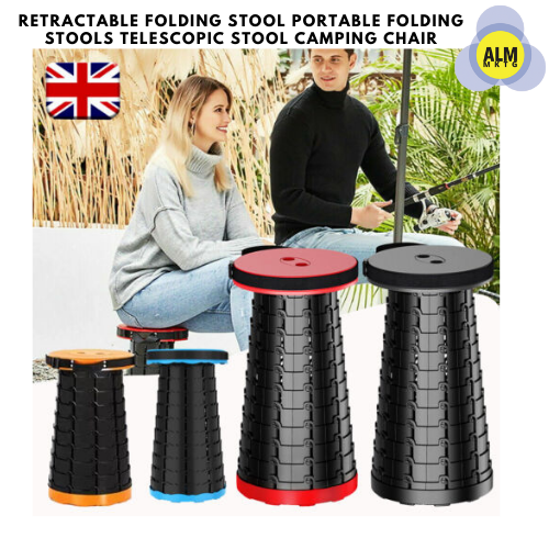 Retractable Folding Stool Portable Folding Stools Telescopic Stool ...