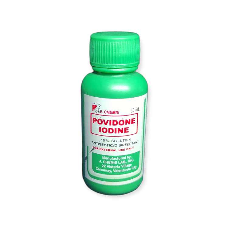 Povidone Iodine 10% Solution Antiseptic/Disinfectant 30mL | Lazada PH