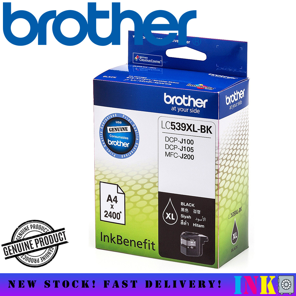 Brother Original LC539XL Ink (Black) Refill Cartridge for Brother ...