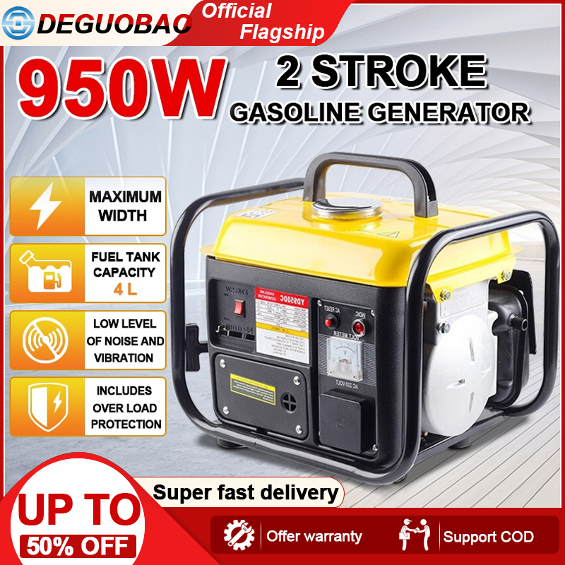 Portable Gasoline Generator Set 220V/60HZ Household Outdoor Small ...