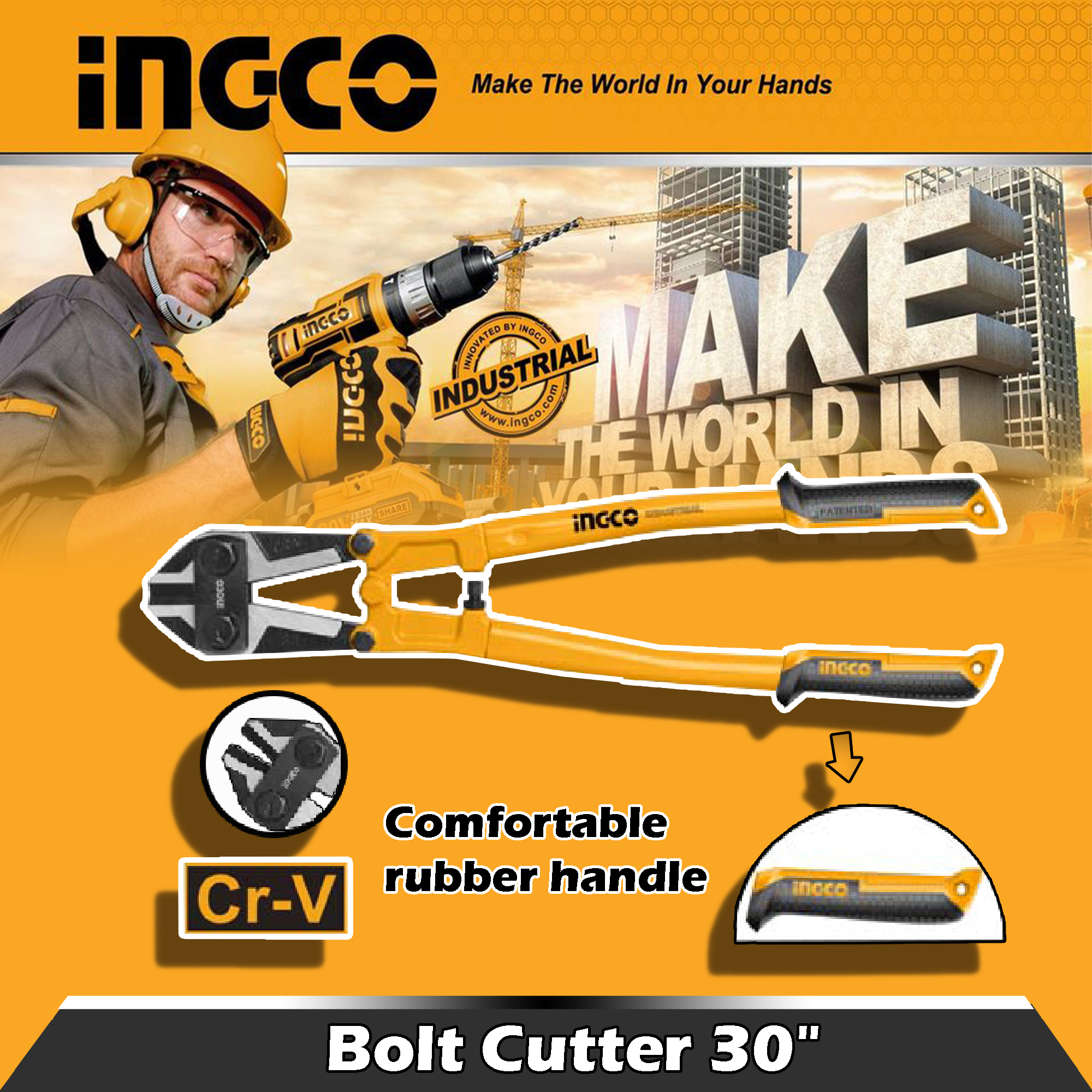 INGCO Bolt cutter 30" Hand tools HBC0830 | Lazada PH