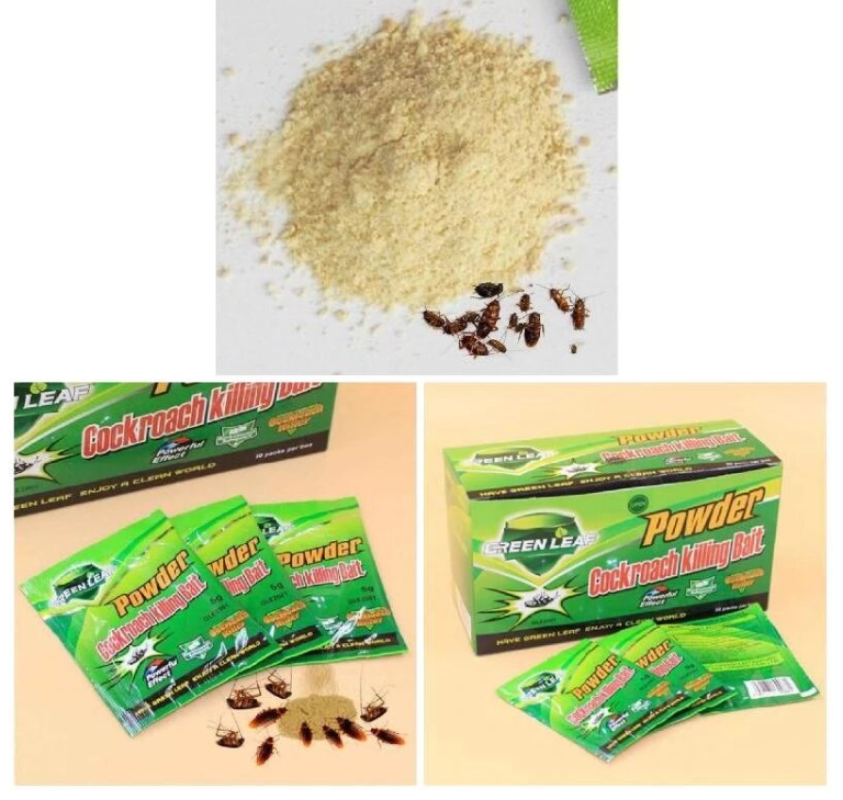 Green Killer Powder Cockroach Killing Bait pests/insects/bugs repellent powder Cockroach Killer ...