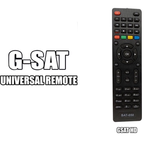GSAT HD and Gsat Pinoy Gpinoy TV Box Remote Control Unit ONLY COD ...
