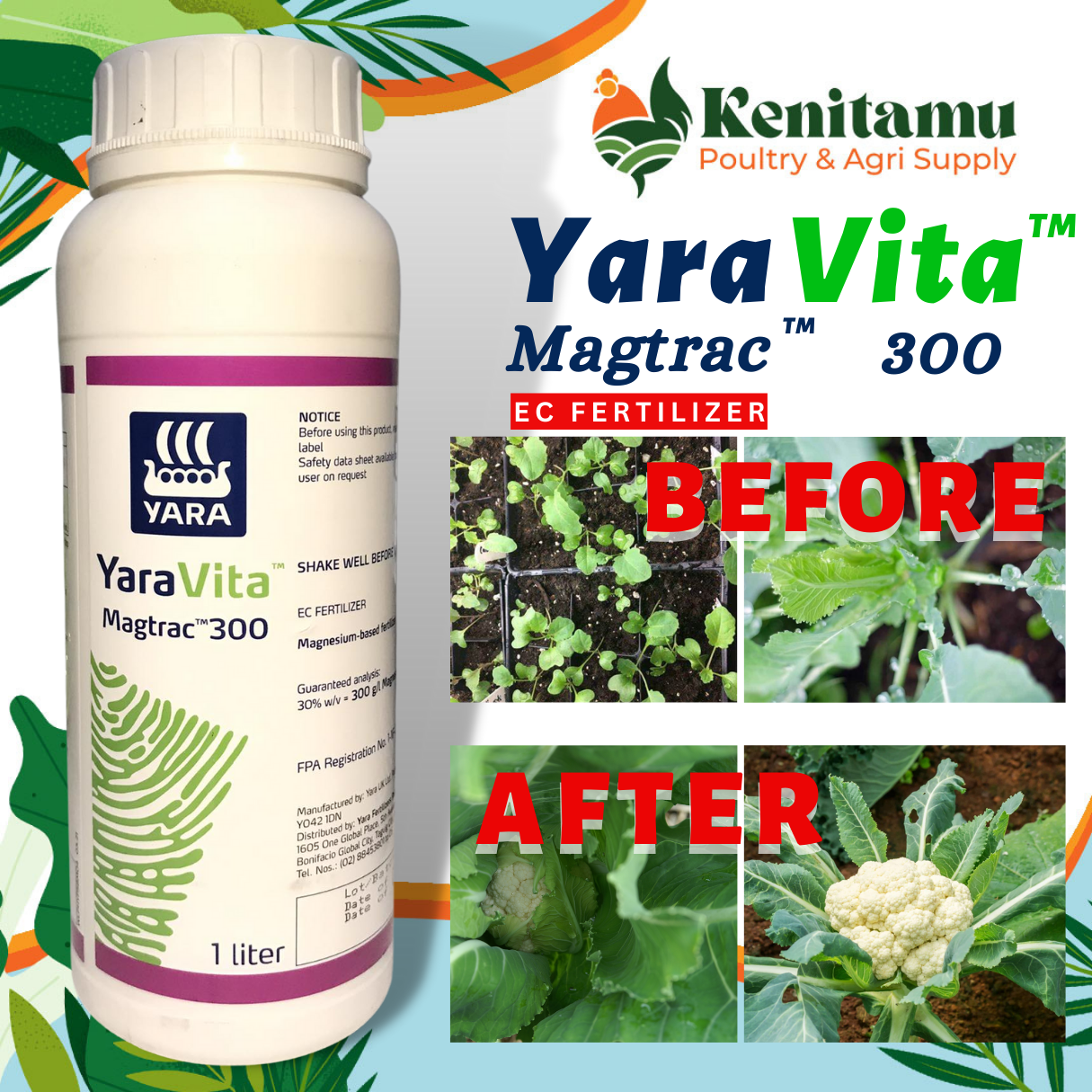 YARA VITA MAGTRAC 300 EC FERTILIZER 1OOO ML | Lazada PH