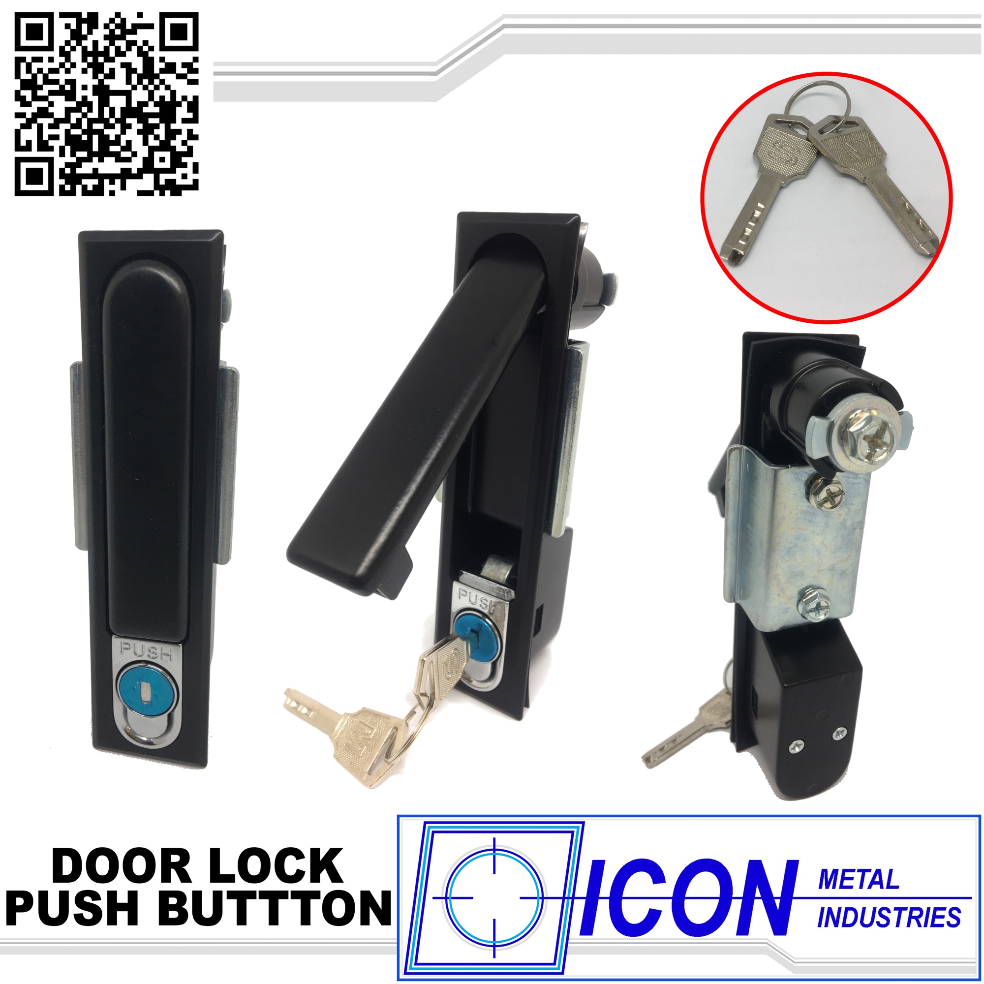 Door Lock Push Button Swing Out Handle (MS 480-2-1) | Lazada PH