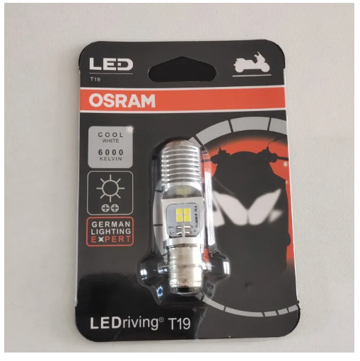LENOVO OSRAM T19 PX15D MOTORCYCLE HS1 H4 LED HEADLIGHT BULB HI / LO BEAM MOTOR OSRAM LED | Lazada PH