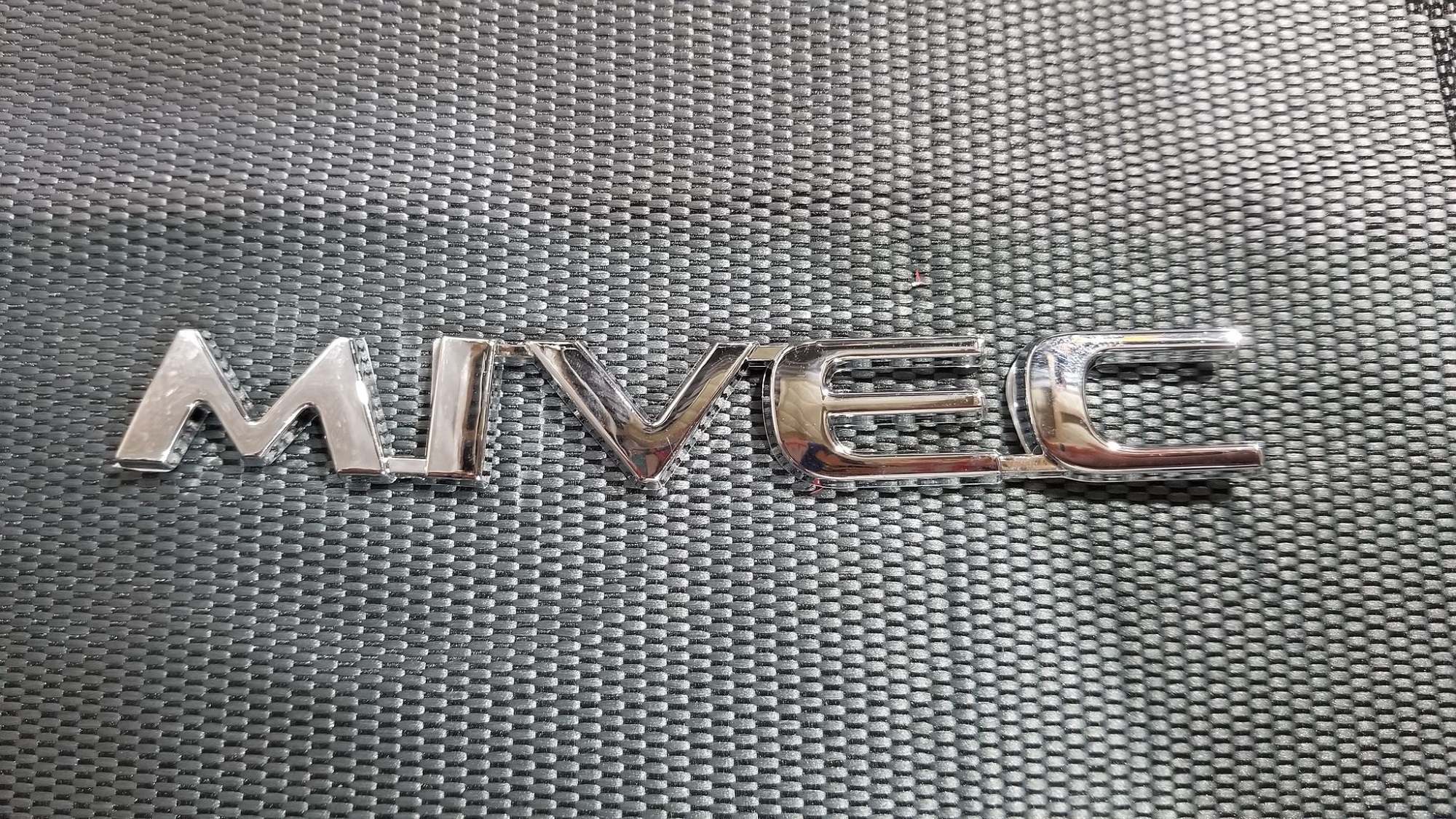 Mitsubishi MIVEC Emblem decal Stick On Chrome (JRED) | Lazada PH