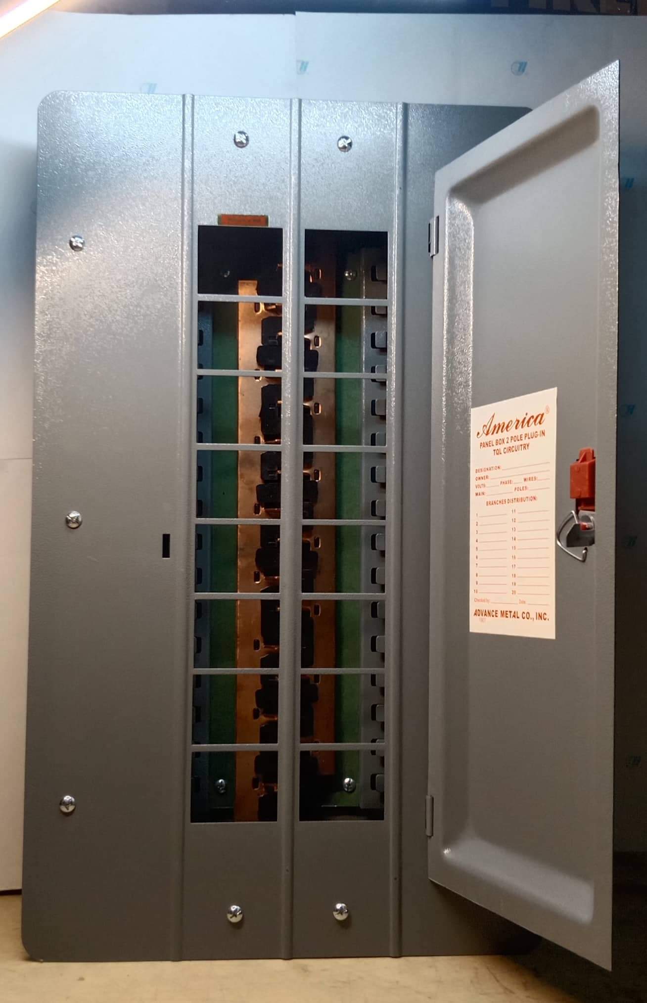 America Panelbox Panelboard Plug-in Plug in panel box panel board ...