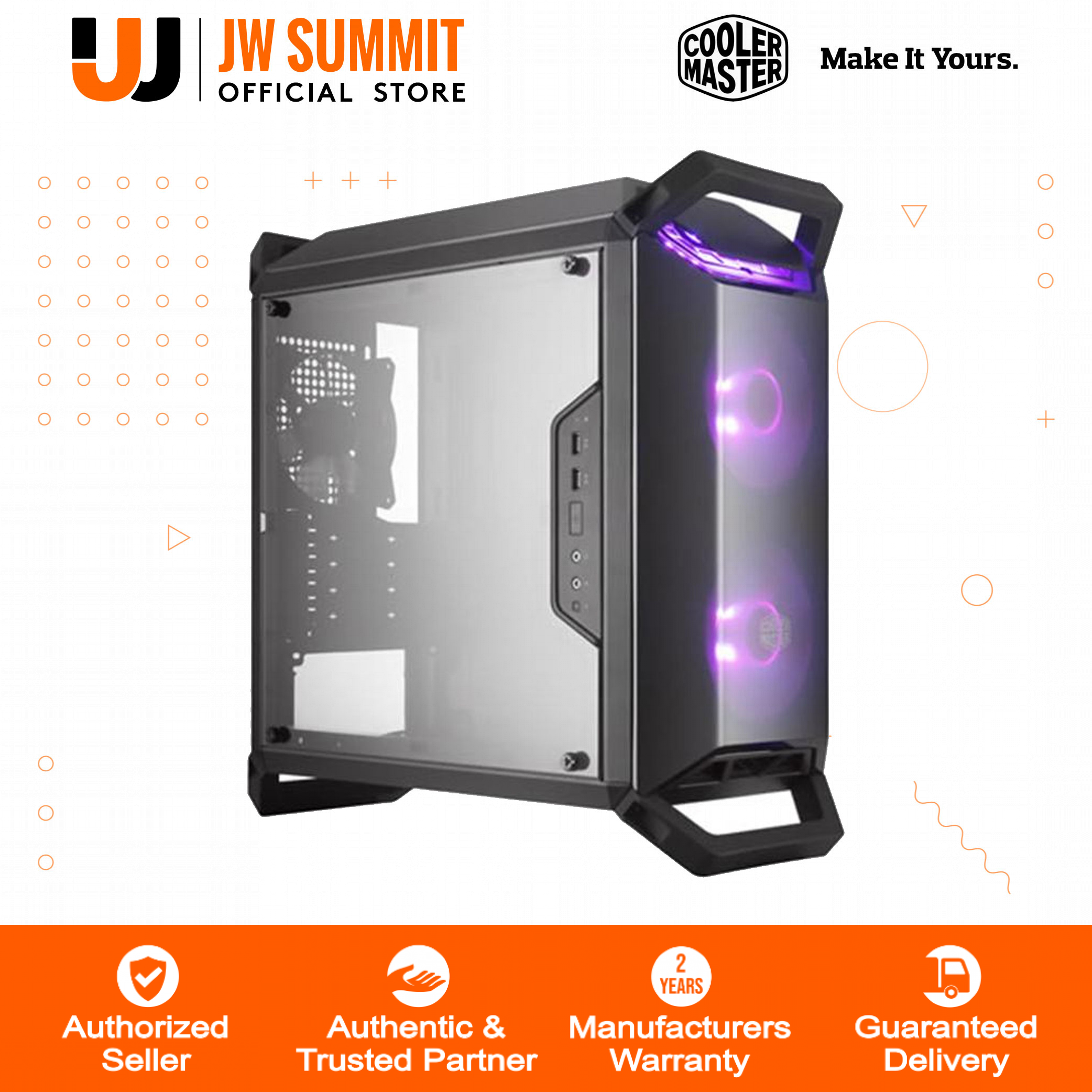 Cooler Master Masterbox Q300P mATX Tower Desktop Case (MCB-Q300P-KANN ...