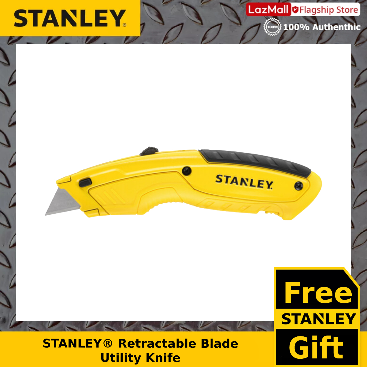 Stanley Retractable Blade Utility Knife - YELLOW | Lazada PH