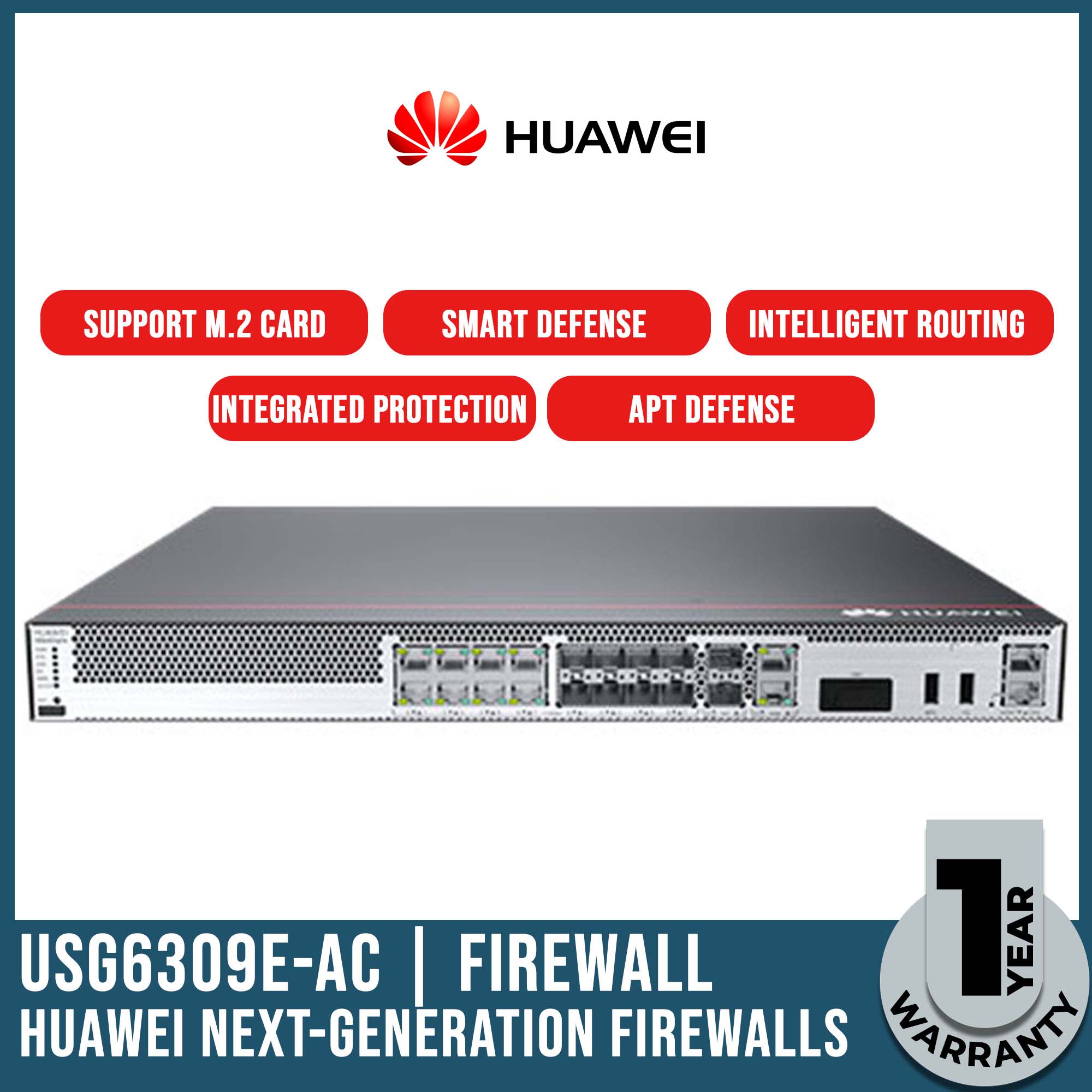 USG6309E AC | Huawei Next-Generation Firewalls | 1 Host(2*GE WAN+8*GE ...
