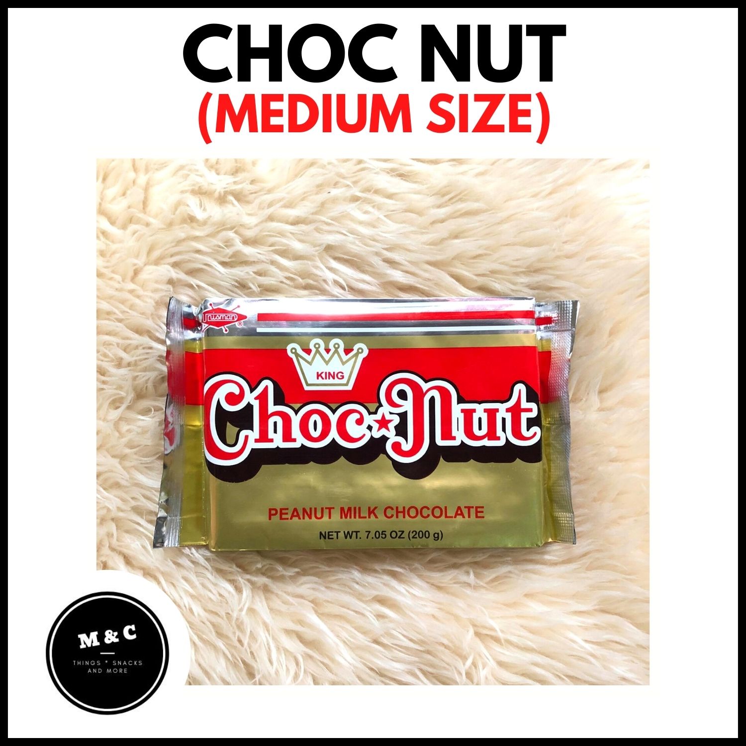 CHOC NUT (PEANUT MILK CHOCOLATE) MEDIUM SIZE | Lazada PH
