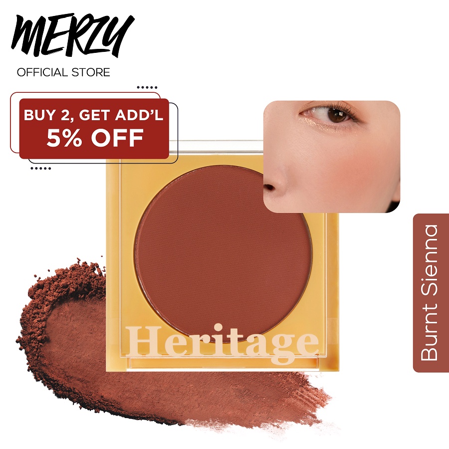 Merzy the Heritage Blusher BL3. Burnt Sienna | Lazada PH