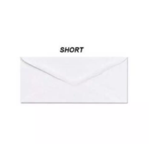 White Mailers Envelopes 50pcs White Mail Envelope (Short or Long) Sobre ...