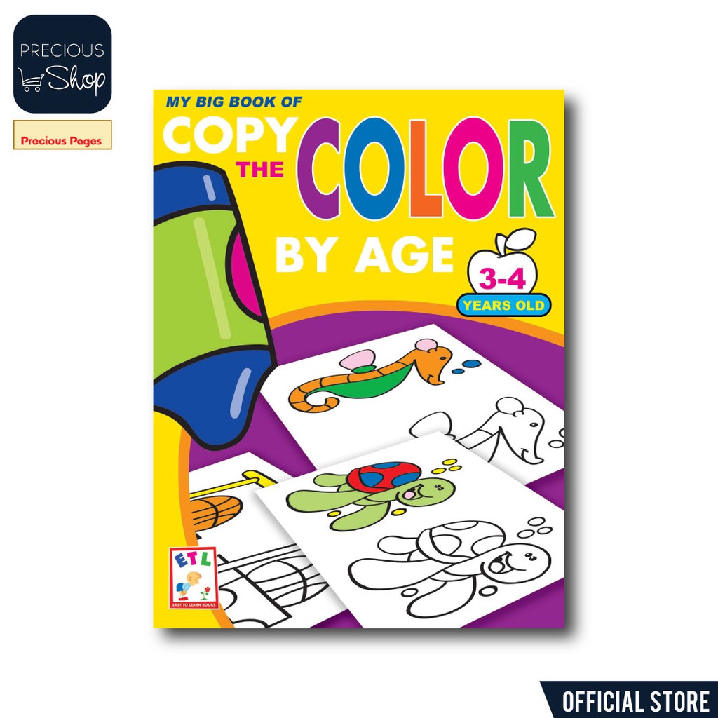 My Big Book Of Copy The Color (By Age 3-4) | Lazada PH