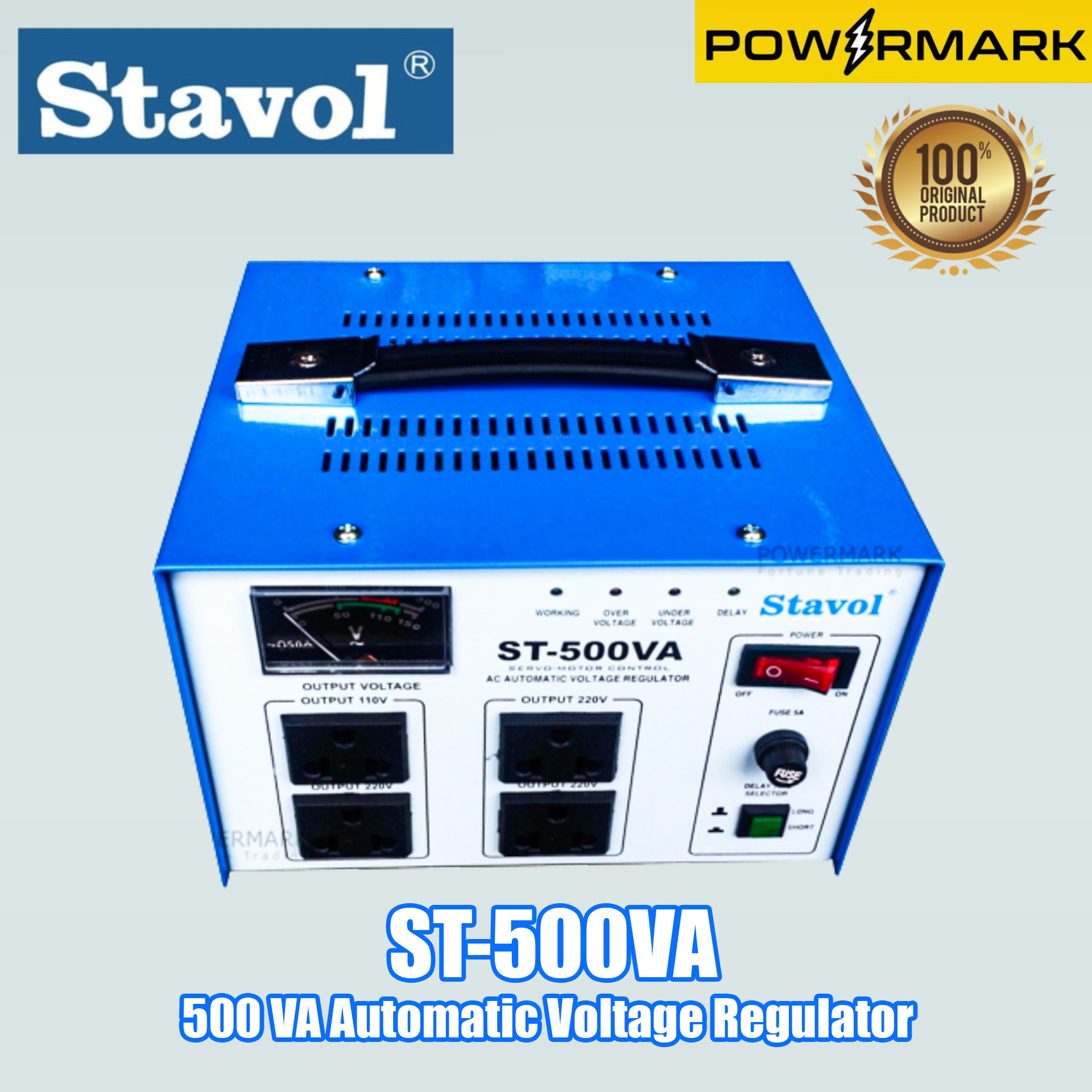 Stavol ST-500VA 500 VA Automatic Voltage Regulator | Lazada PH