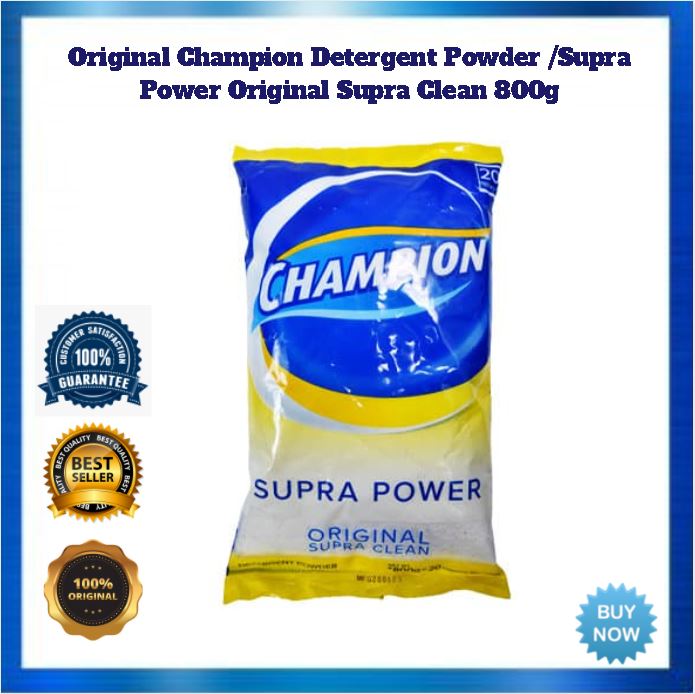 Original Champion Detergent Powder /Supra Power Original Supra Clean ...