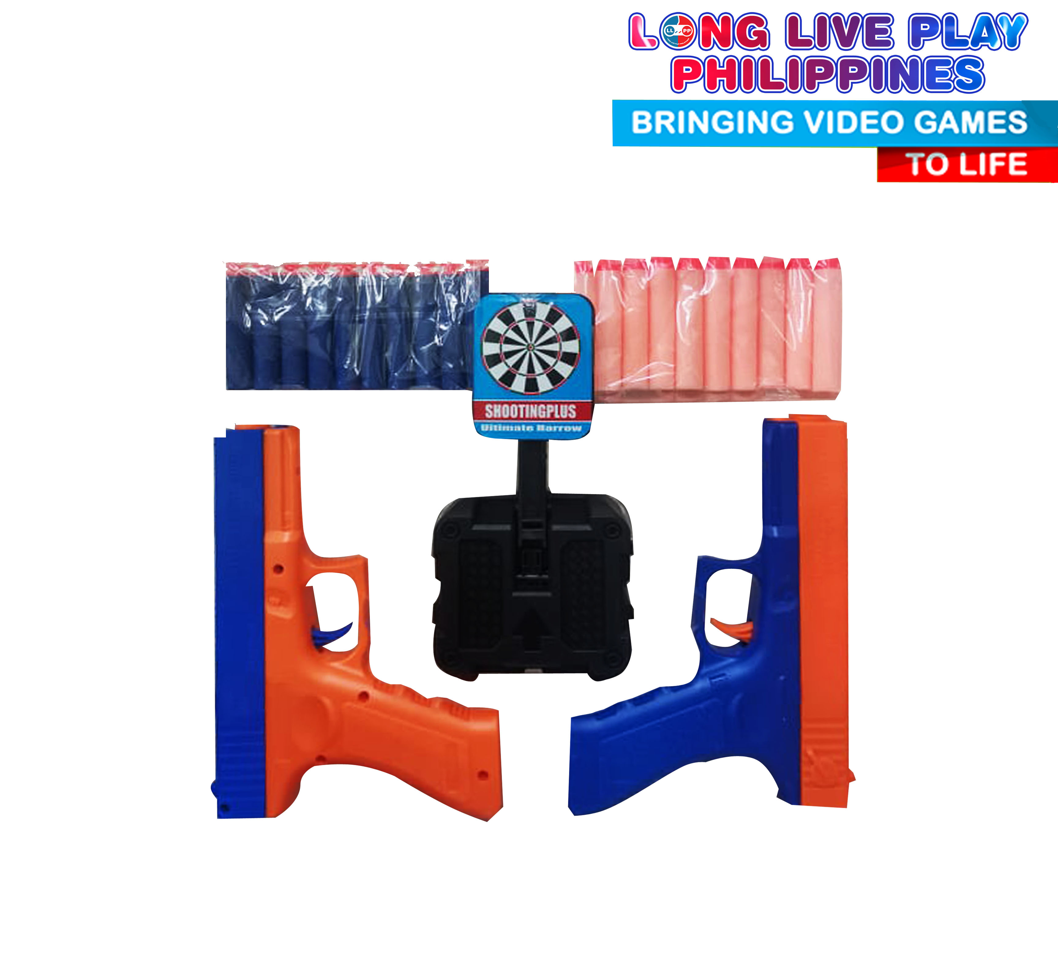 Glock Nerf Dart Blue and Orange Foam For Kids Nerf Dart 2 Pcs. Nerf ...