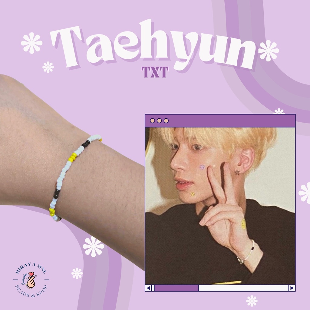 TXT Inspired Bead Bracelet (Taehyun Beomgyu Huening Kai) | Lazada PH