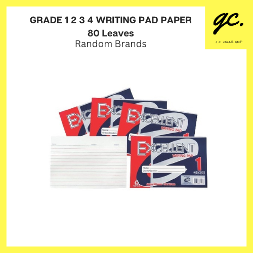 GC Grade 1 2 3 4 Writing Pad Paper | Lazada PH