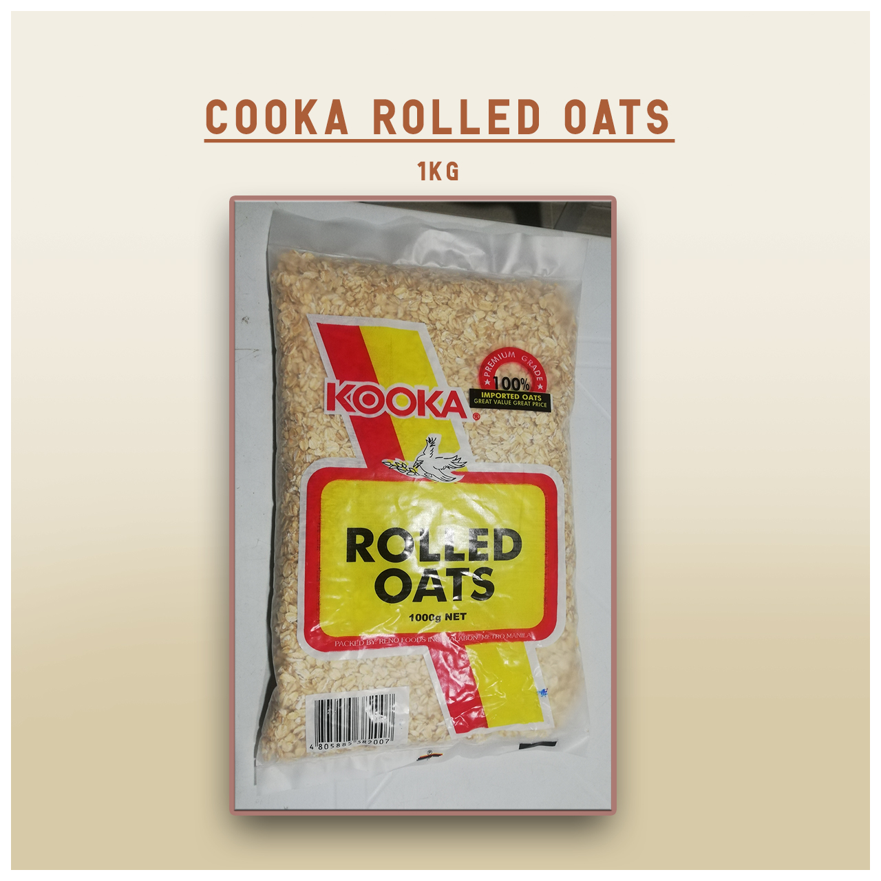 Kooka Rolled Oats 1kg - Premium Grade | Lazada PH