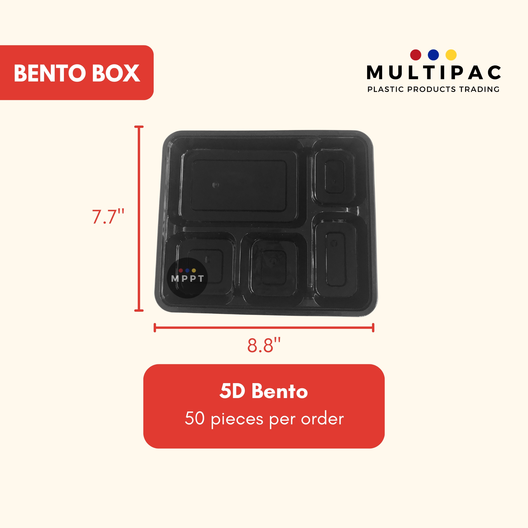[50 PCS] - Black Microwavable Bento Boxes (2D, 3D, 4D, 5D) | Lazada PH