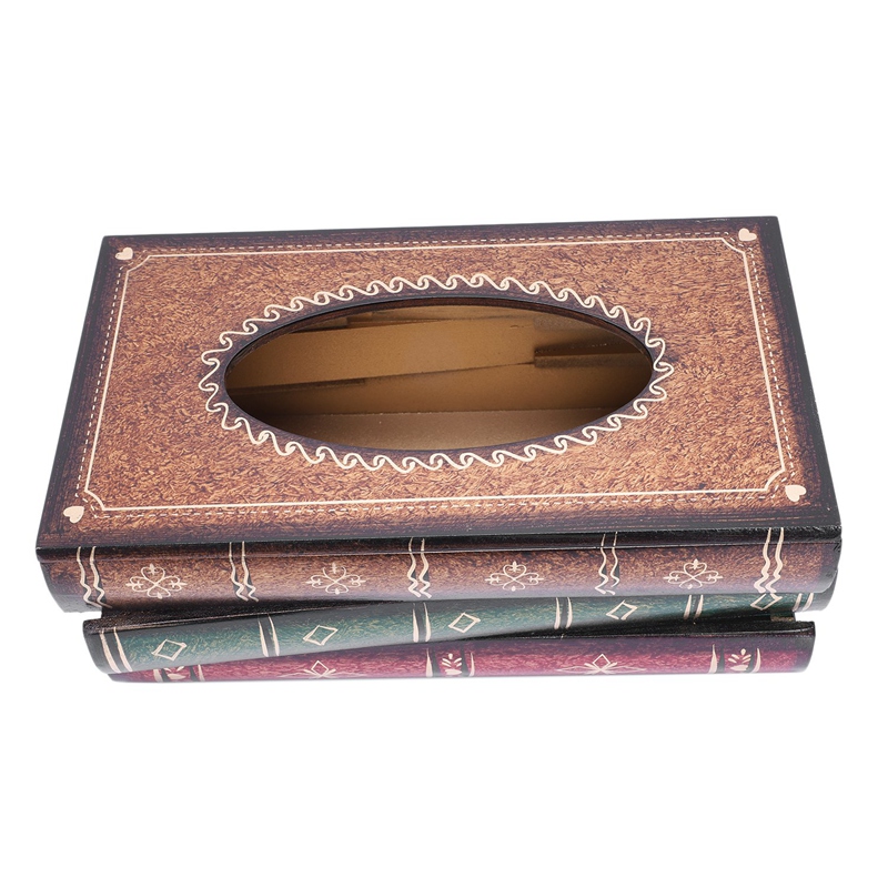 Retro Style Book Shape Tissue Box - IdaoHdL - ThaiPick