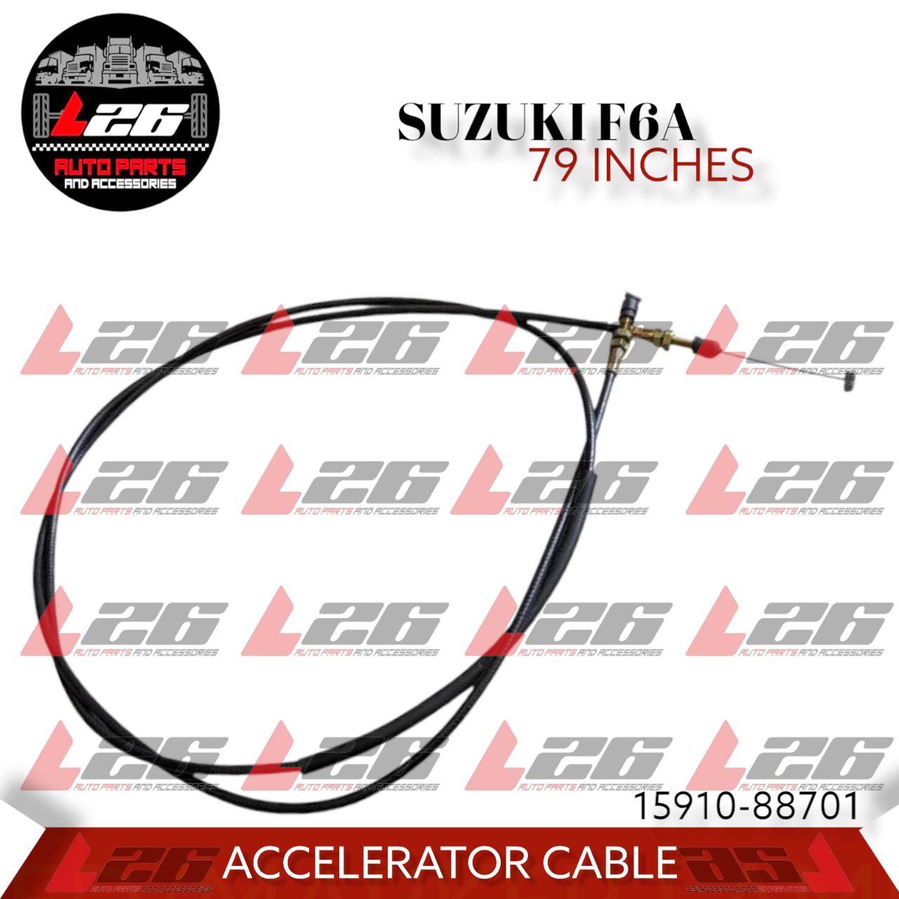 Suzuki F6A Accelerator Cable 15910-88701 79” | Lazada PH
