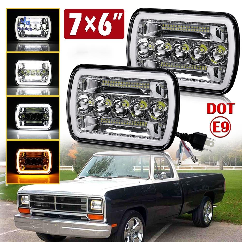 Led Hi/Low Drl Amber Turn Light Square Headlight 5X7 Inch | Lazada PH