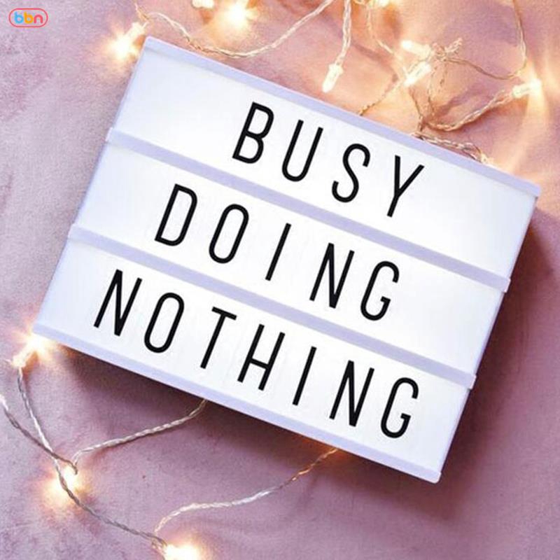 Cinematic LED Light Up Letter Box Cinema House Wedding DIY Message ...