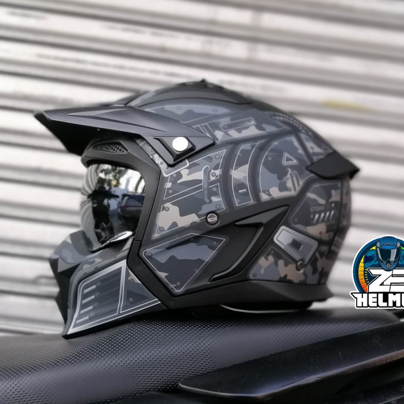 SPYDER CORE STORM 3 - DUAL SPORT - SINGLE VISOR (with FREE Visor ...