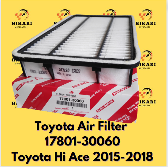 Toyota Air Filter 17801-30060 for Toyota Hi Ace 2015-2018 | Lazada PH